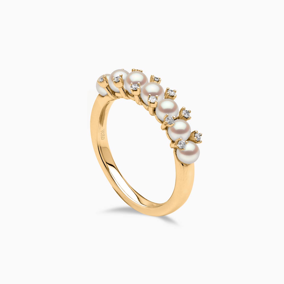 Eclipse Pearl & Diamond Starlit Ring | Yoko London